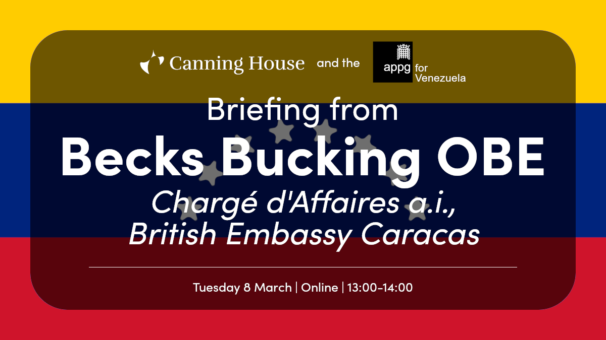 Briefing from Becks Buckingham OBE, Chargé d'Affaires a.i. at the ...