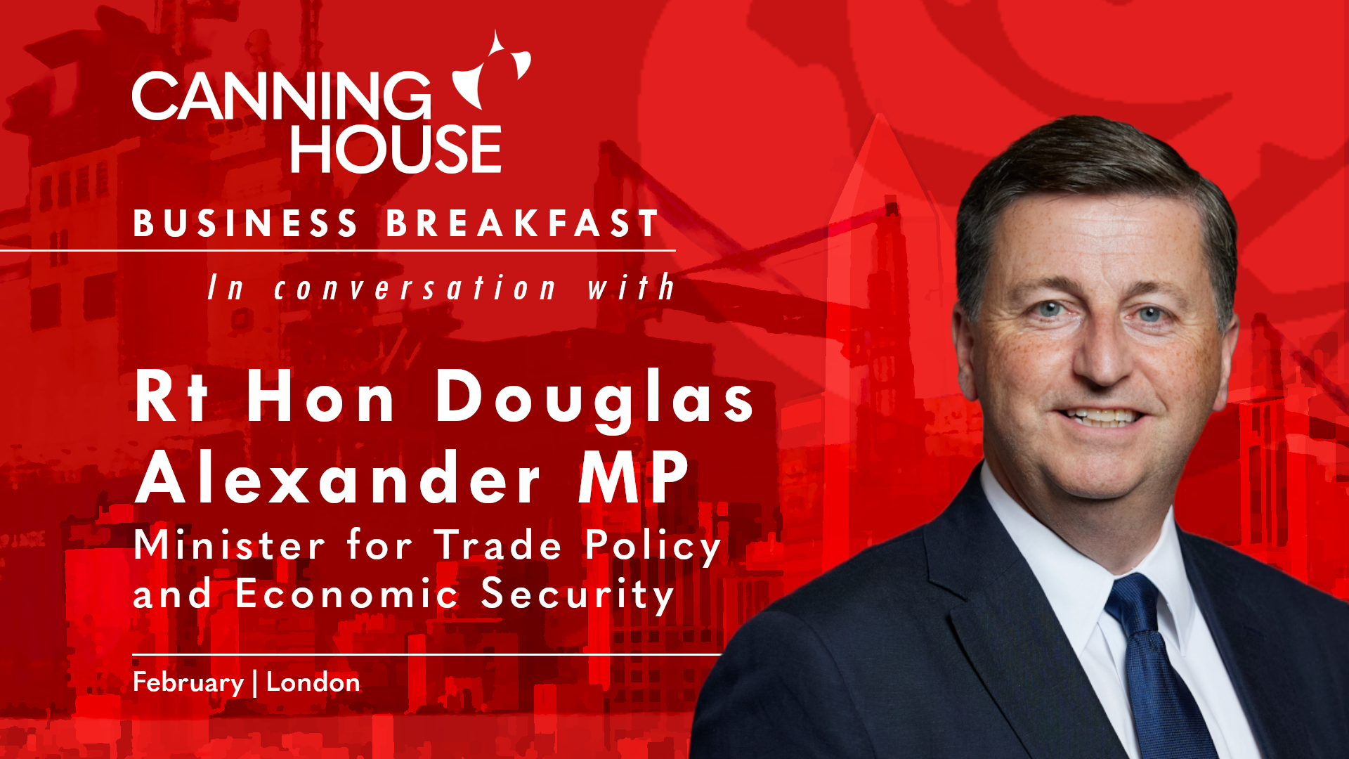 In Conversation with the Rt Hon Douglas Alexander MP