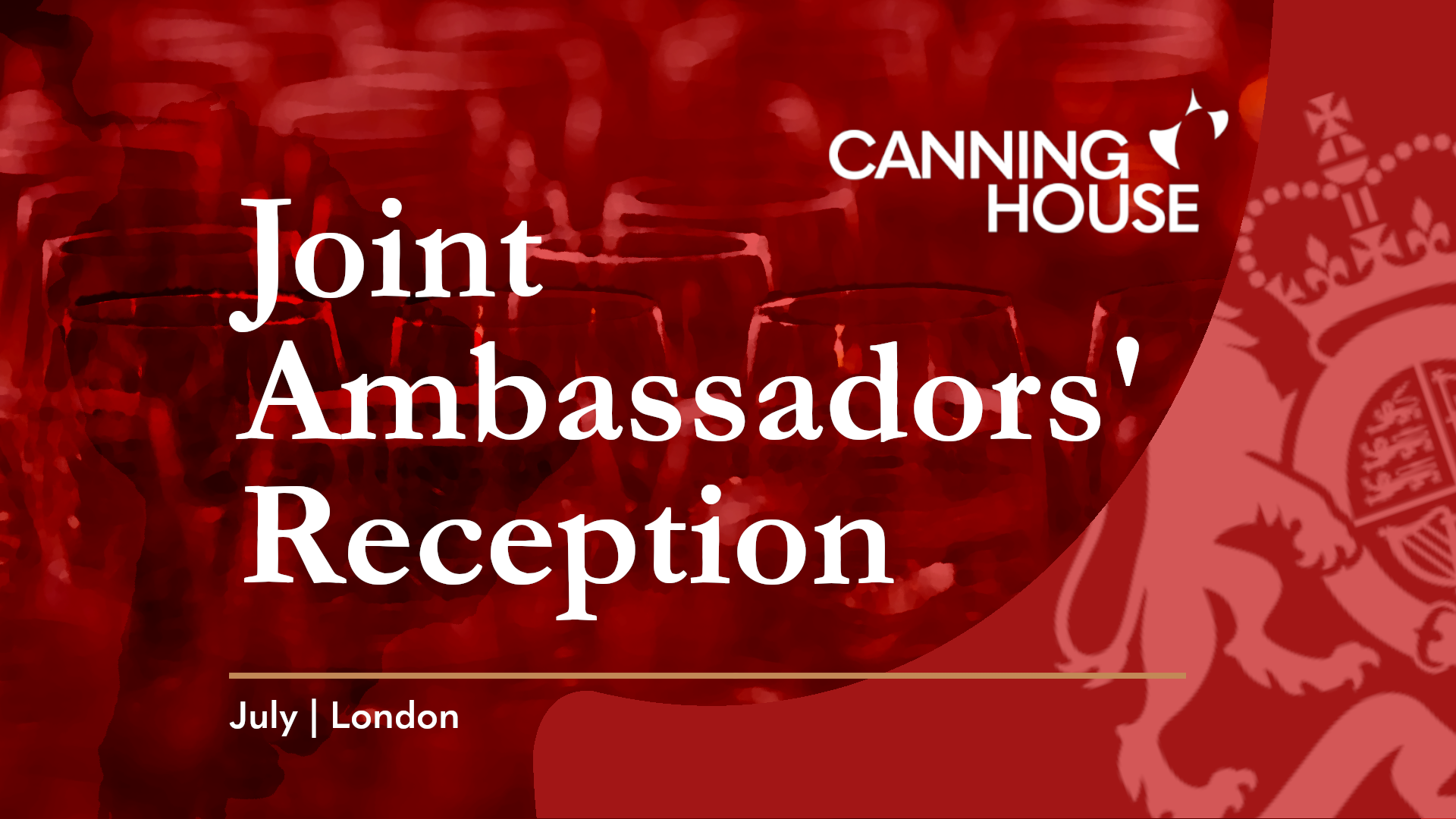 Canning House Joint Ambassadors' Reception