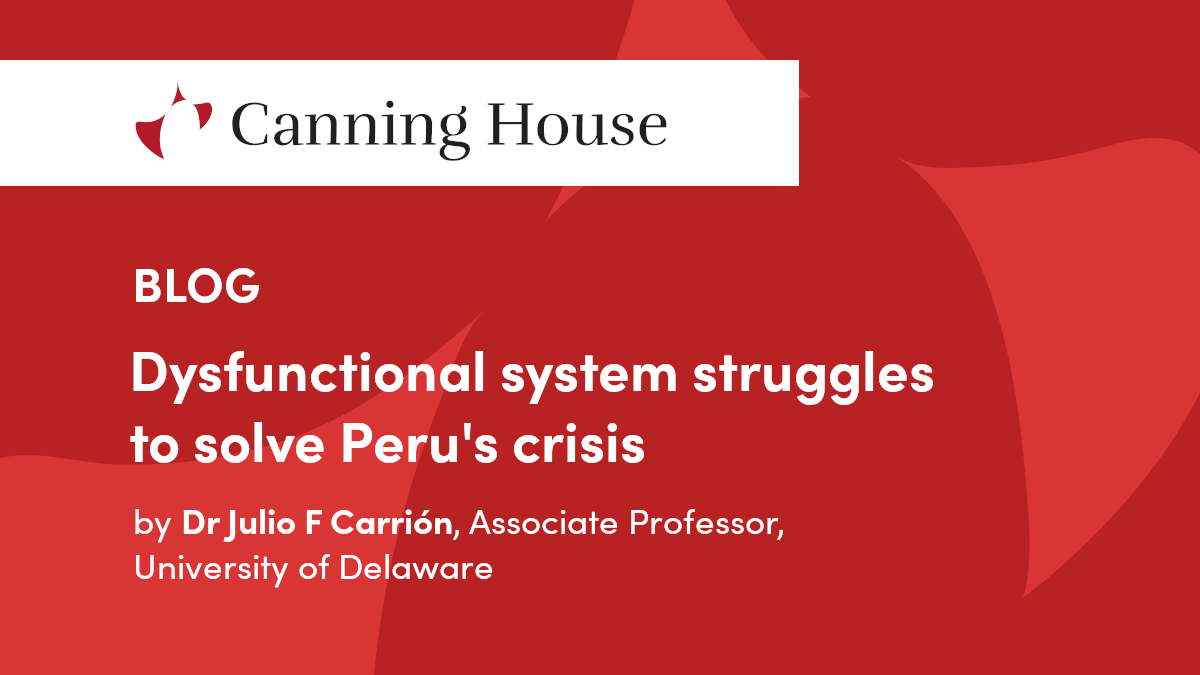 Dysfunctional system struggles to solve Peru's crisis