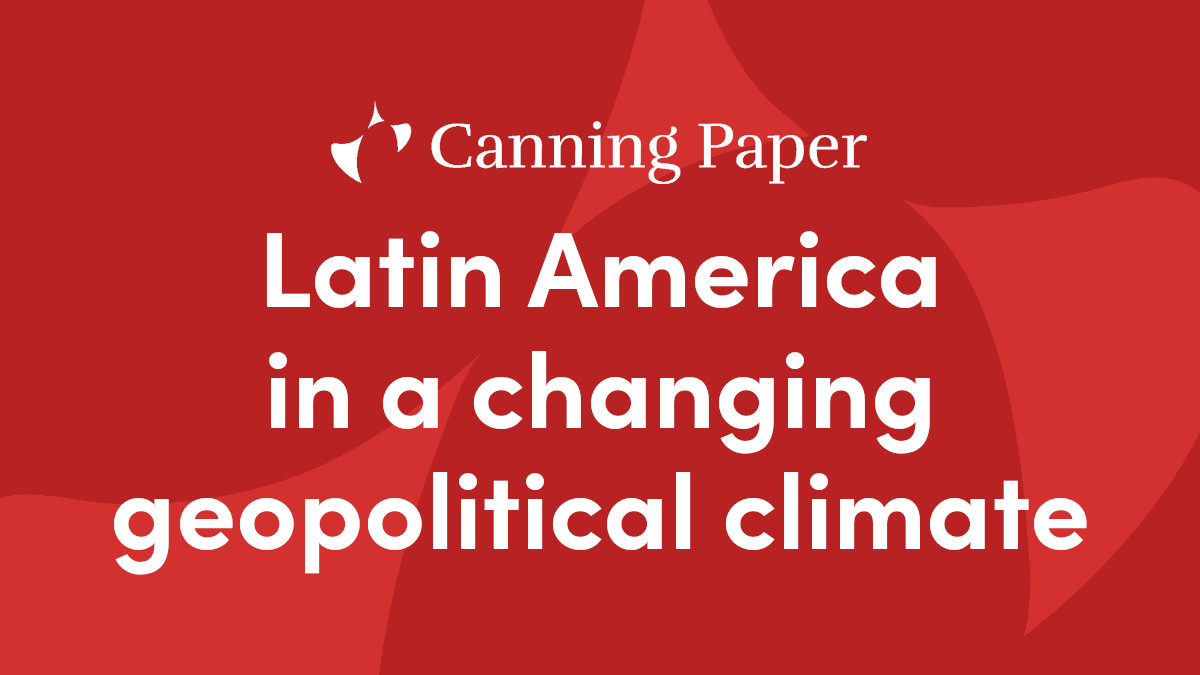 Latin America in a changing geopolitical climate